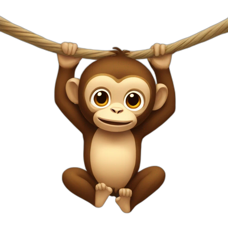 hanging monkey emoji | AI Emoji Generator