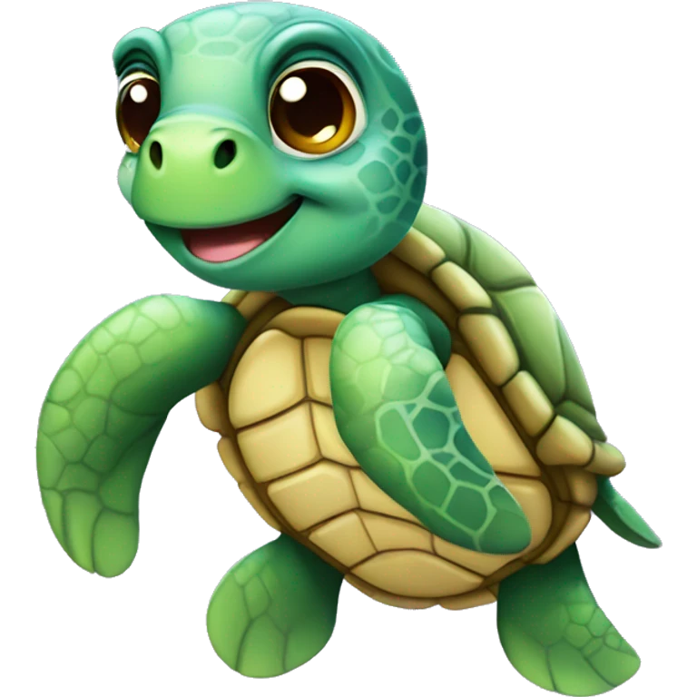 Cute Sea Turtle emoji | AI Emoji Generator