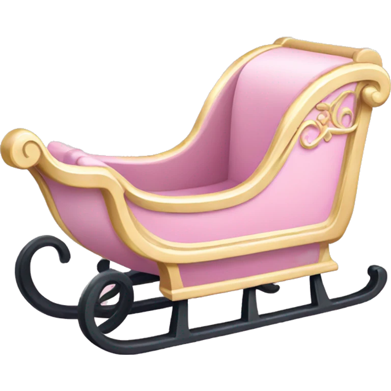 light pink sleigh emoji | AI Emoji Generator