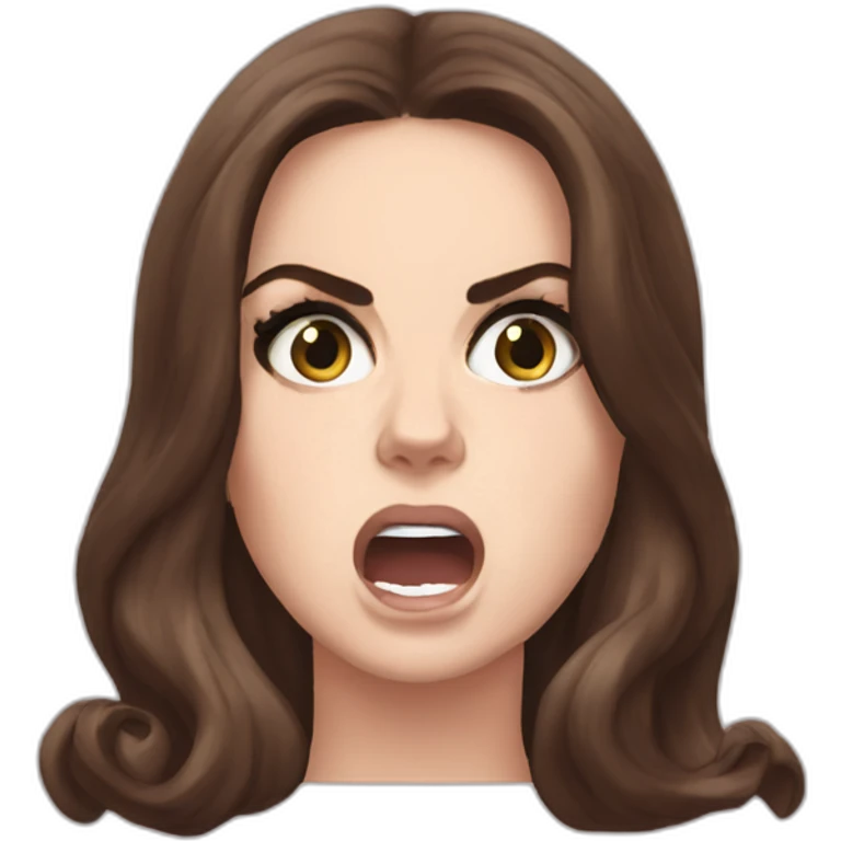 Lana del rey angry emoji | AI Emoji Generator