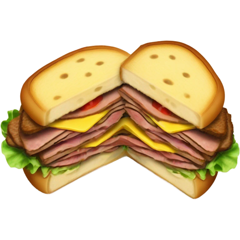 Roast beef sandwitch emoji | AI Emoji Generator