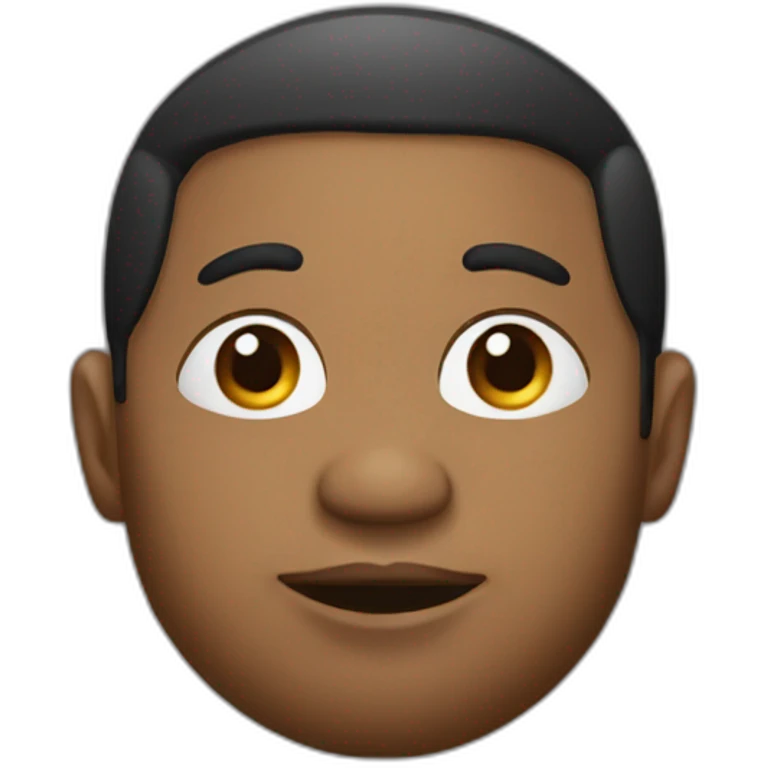 (black) bola gorda mamon emoji | AI Emoji Generator
