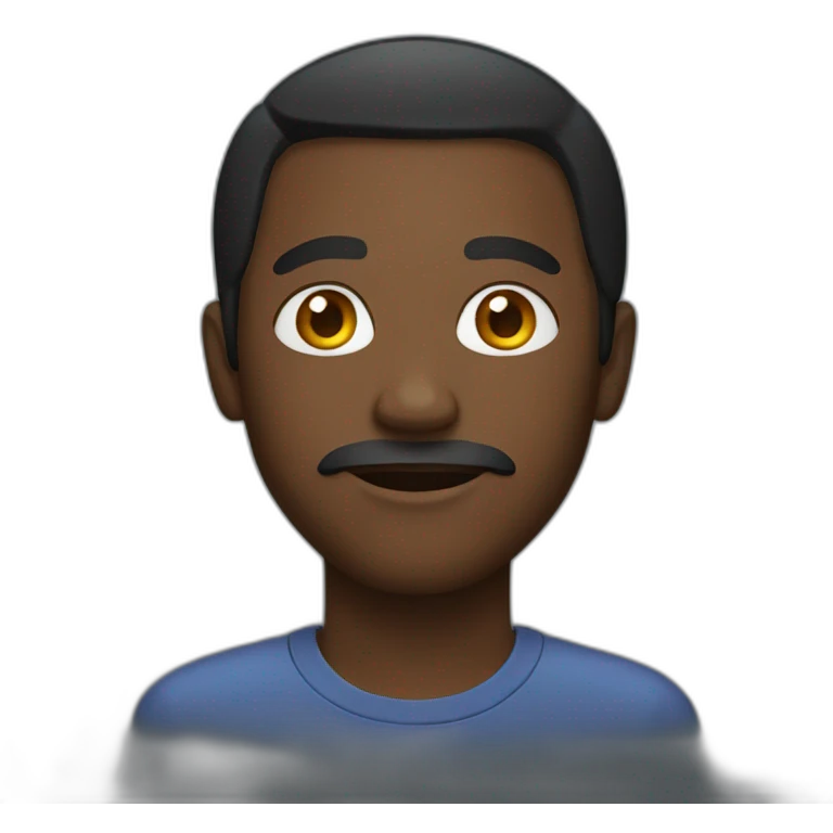 Black man emoji | AI Emoji Generator