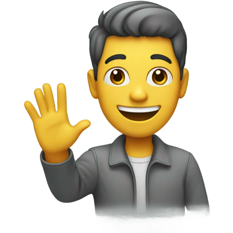 waving hand hi emoji | AI Emoji Generator