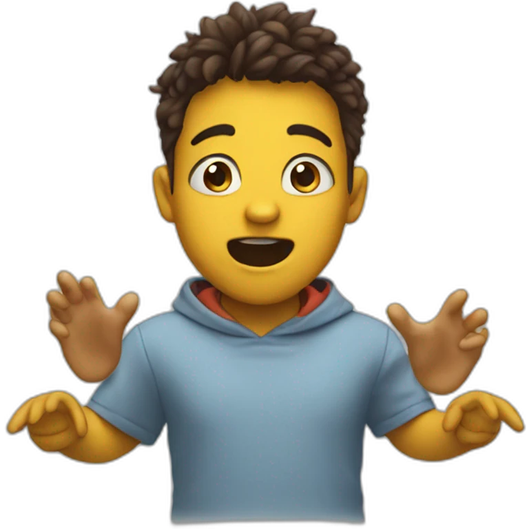 reaction seeing a cute kid emoji | AI Emoji Generator