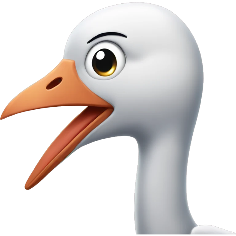 stork face laughing emoji | AI Emoji Generator