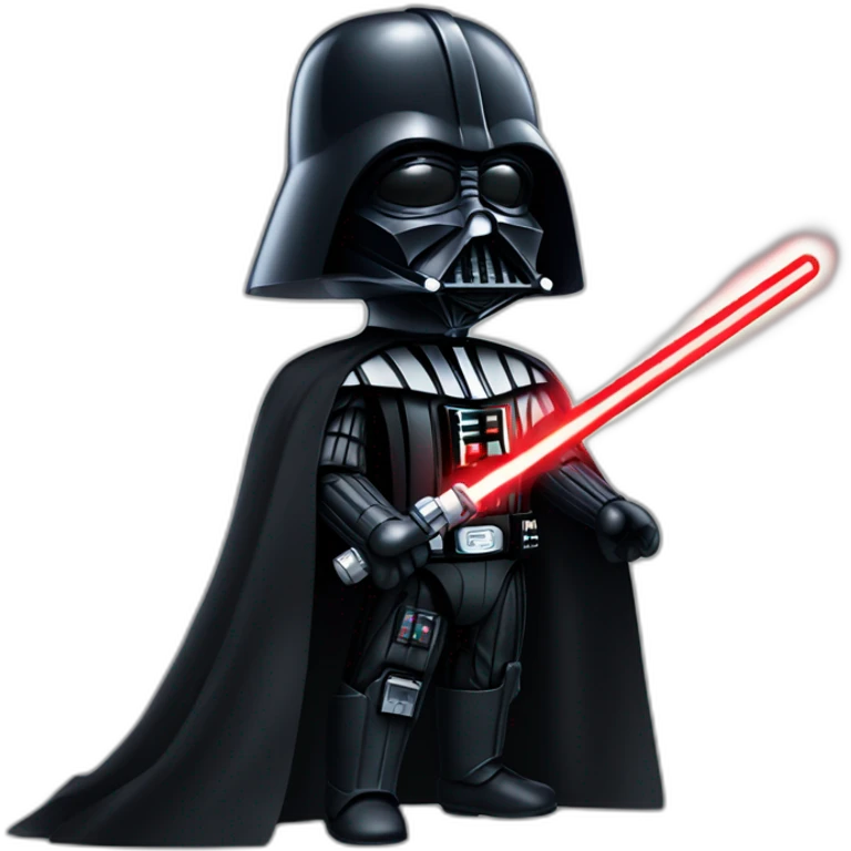 Darth Vader with lightsaber emoji | AI Emoji Generator