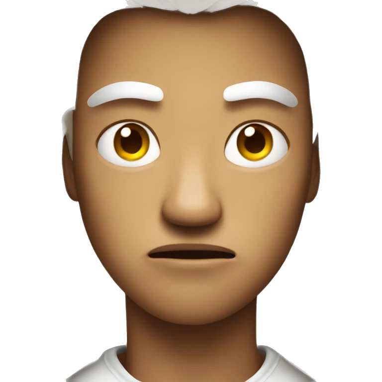 Angry but chill angel face emoji | AI Emoji Generator