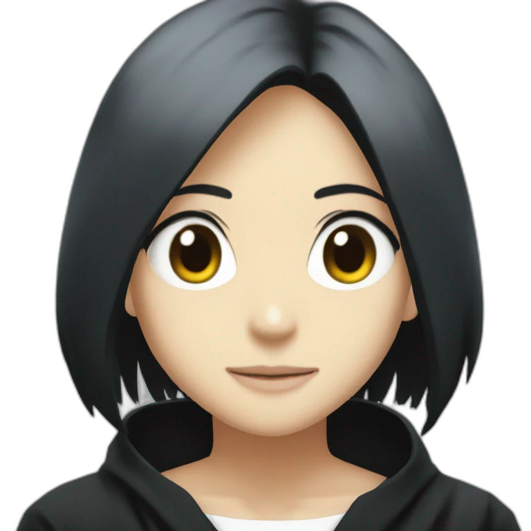 Rukia from bleach emoji | AI Emoji Generator