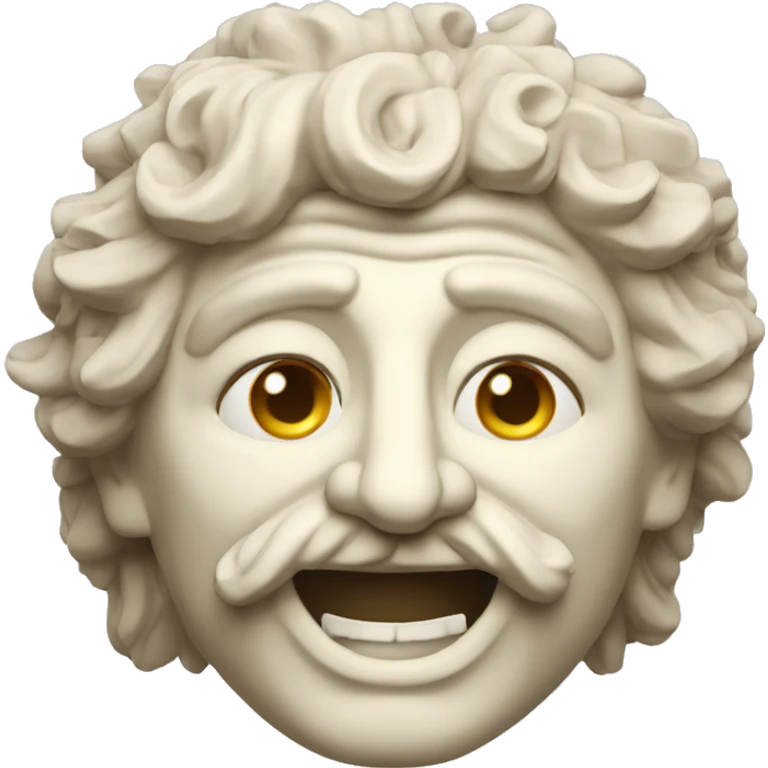 Ancient Greek King Odysseus Statue Face Only, Rolling on the floor ...