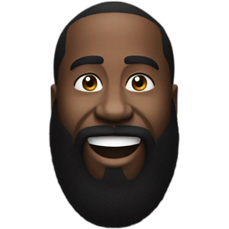 james harden happy emoji | AI Emoji Generator