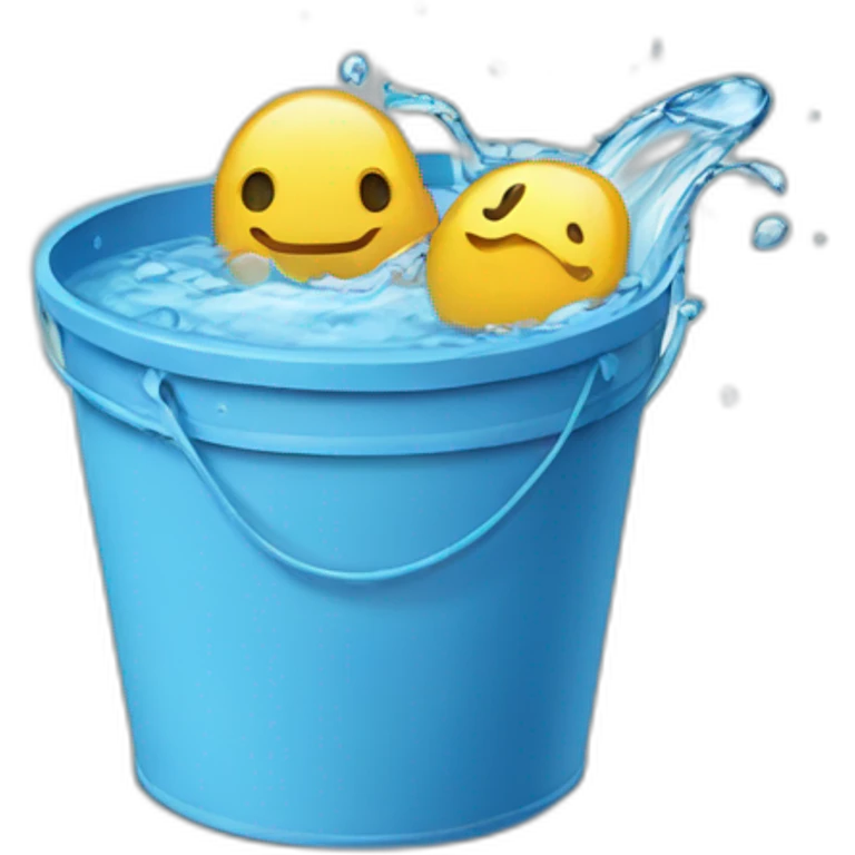 bucket of water emoji | AI Emoji Generator