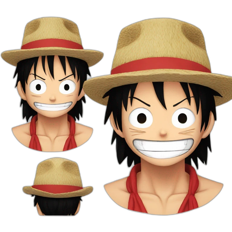 Monkey D Luffy emoji | AI Emoji Generator