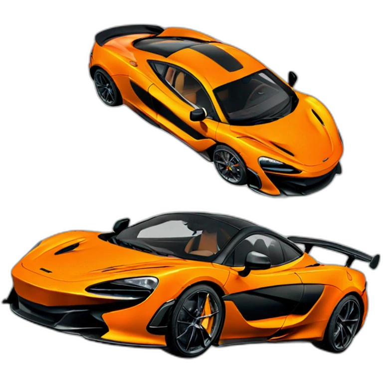 McLaren 765 LT orange emoji | AI Emoji Generator