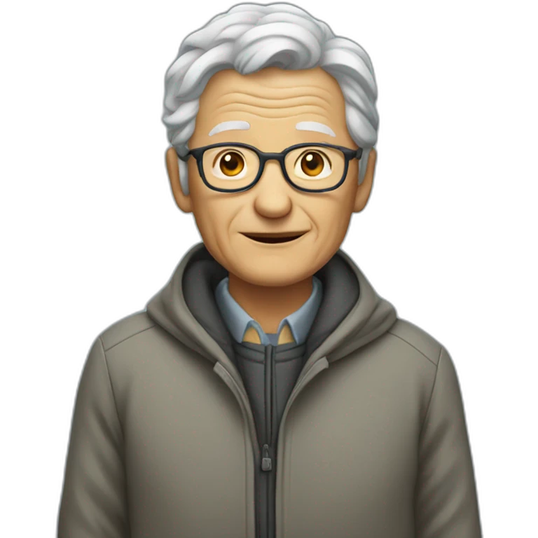 elderly person wearing a jacket emoji | AI Emoji Generator