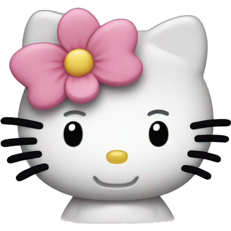Hello kitty smiling emoji | AI Emoji Generator