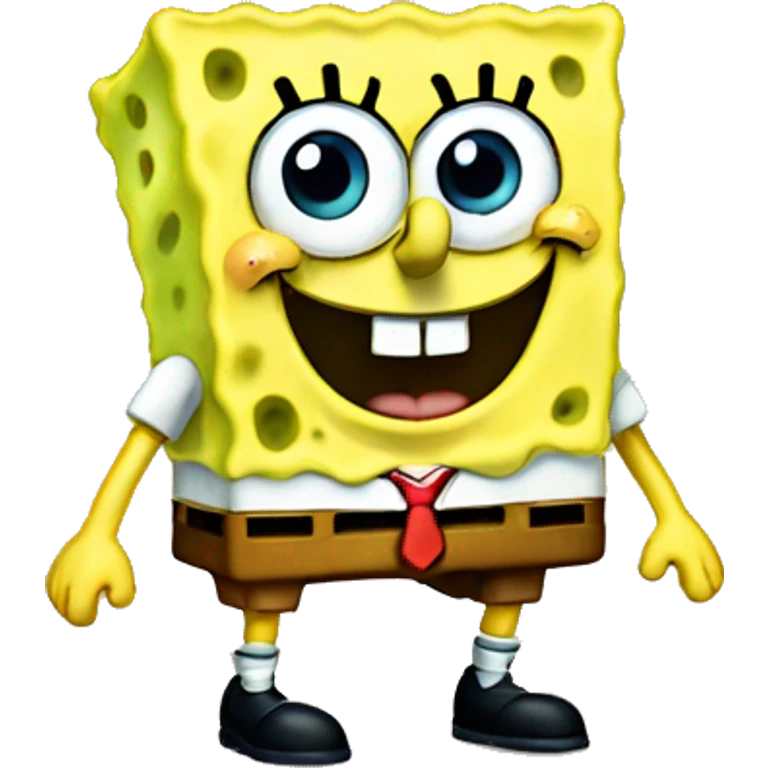 happy spongebob emoji | AI Emoji Generator