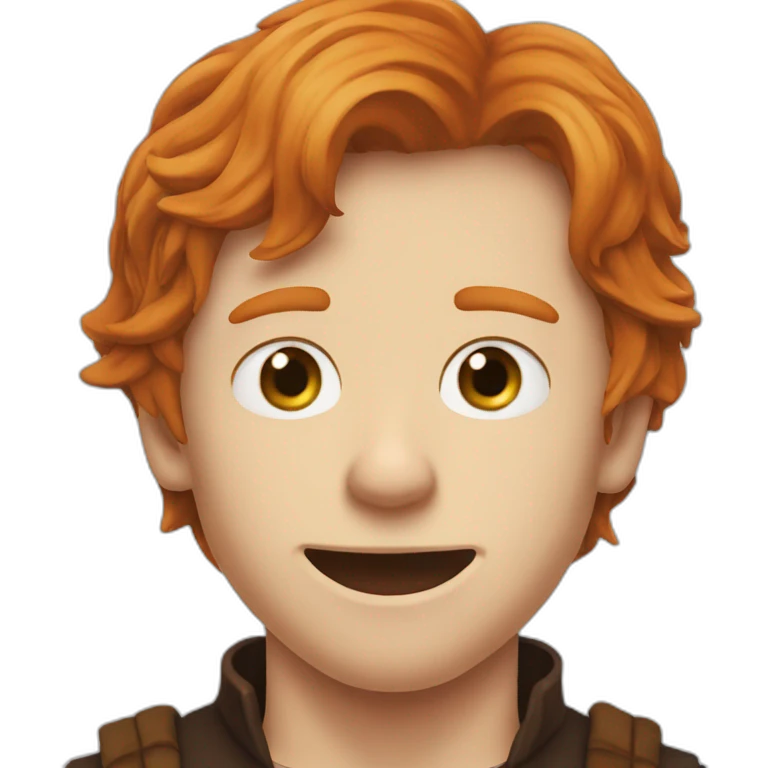 Ron Weasley chews slugs emoji | AI Emoji Generator