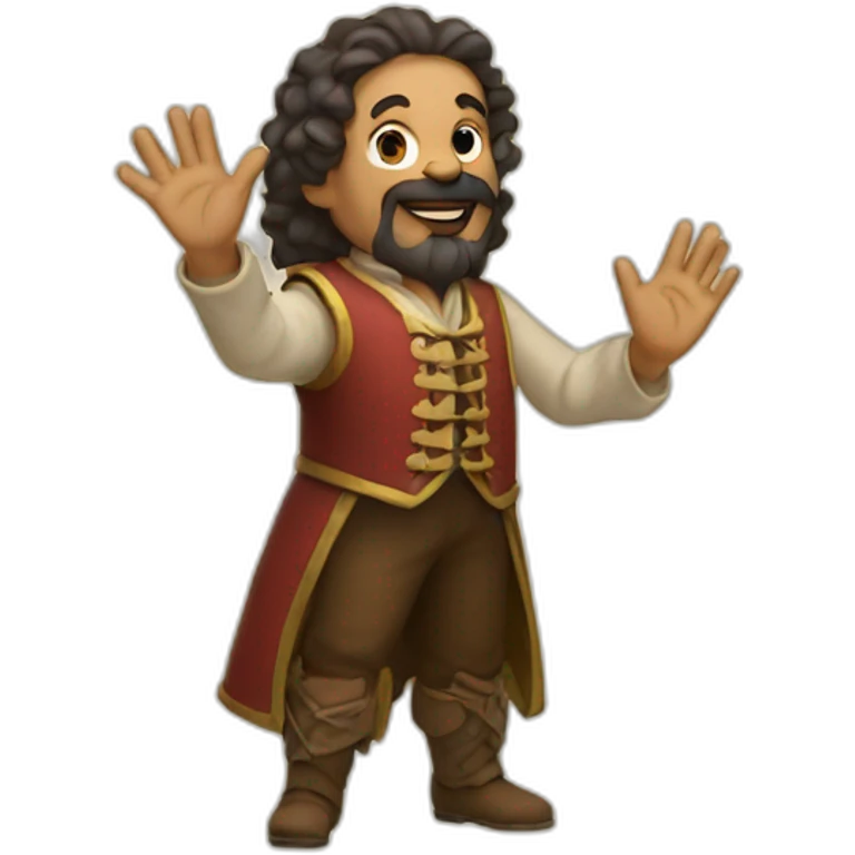 bard waving hand emoji | AI Emoji Generator