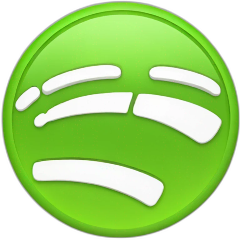 Spotify logo emoji | AI Emoji Generator