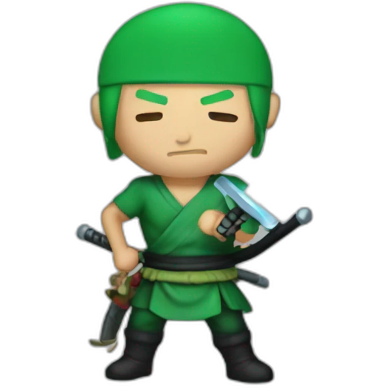Zoro qui a un sabre laser emoji | AI Emoji Generator