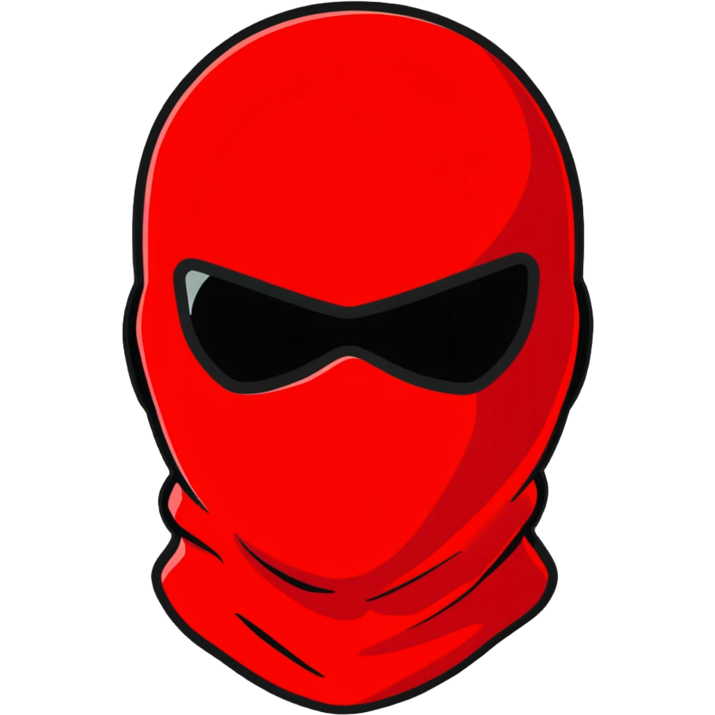red ski mask emoji | AI Emoji Generator