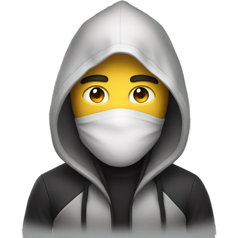 hacker in front of PC emoji | AI Emoji Generator