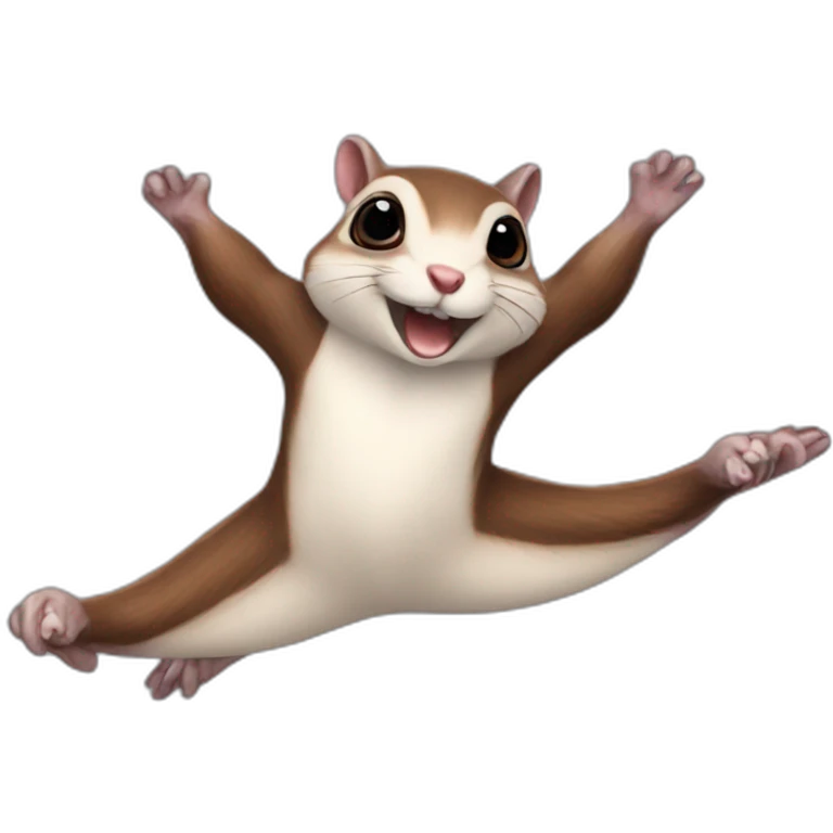 Acrobat flying squirrels emoji | AI Emoji Generator