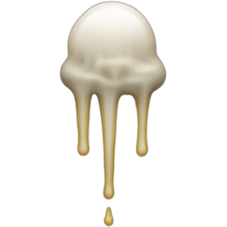 white dripping emoji | AI Emoji Generator