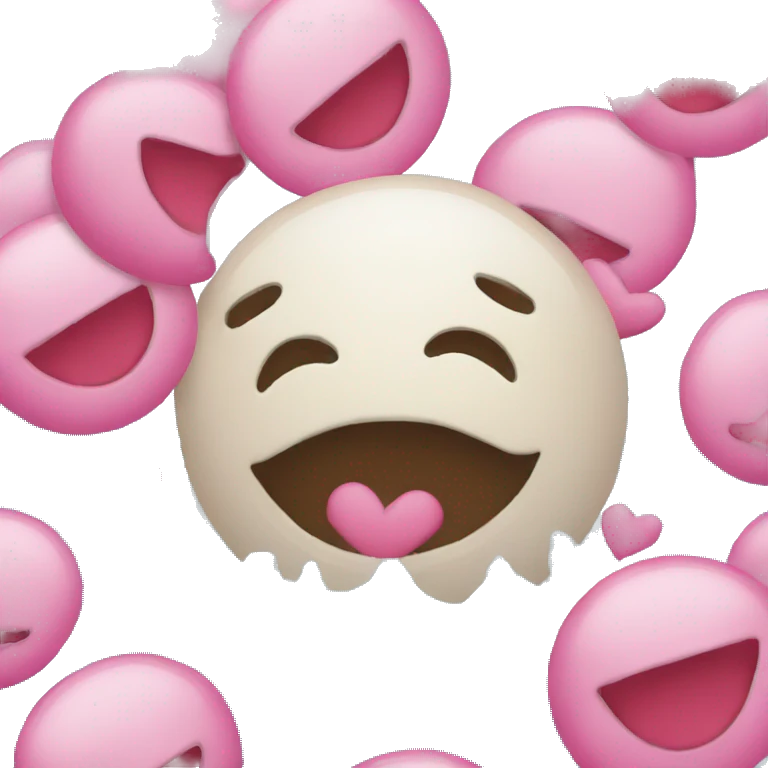 collage of salivating emoji with heart eyes emoji and water emoji | AI ...