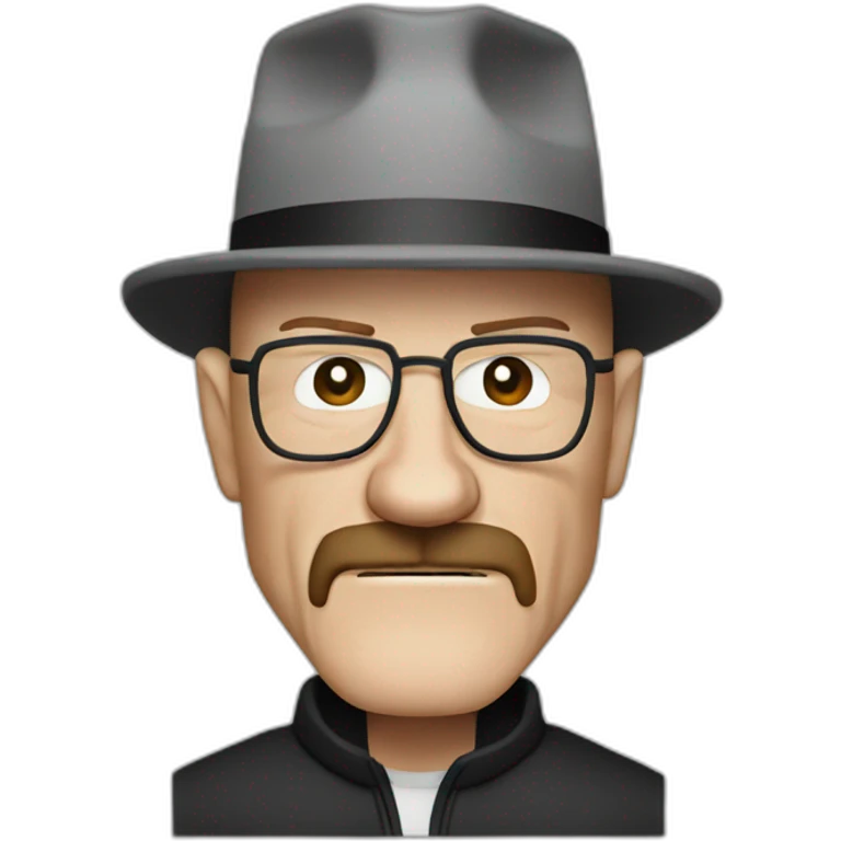 heisenberg breaking bad iOS style emoji | AI Emoji Generator
