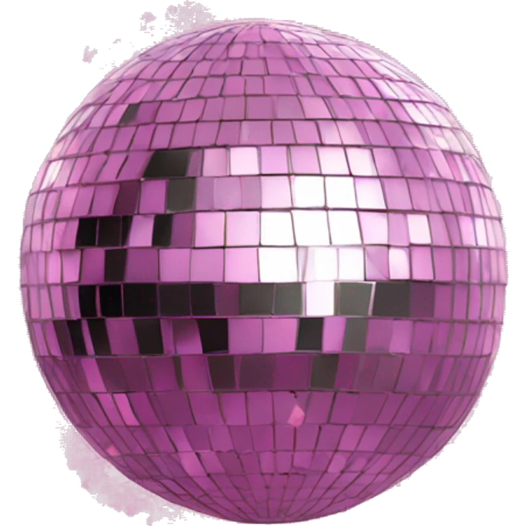 disco ball with pink confetti emoji | AI Emoji Generator