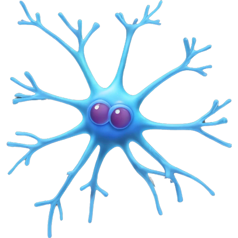 multipolar neuron with one long axon emoji | AI Emoji Generator