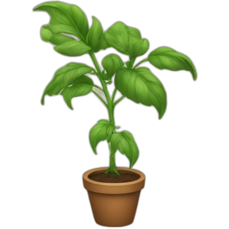 A wilted plant emoji | AI Emoji Generator