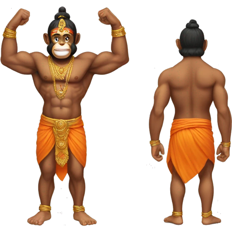 Hanuman Ji Ultimate Body emoji | AI Emoji Generator