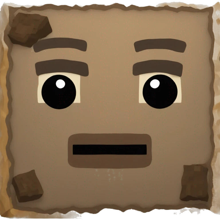 Minecraft dirt block emoji | AI Emoji Generator