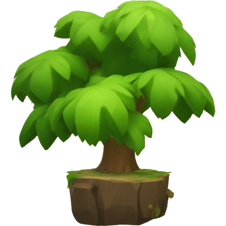 A bush from fortnite in a Brawl stars map emoji | AI Emoji Generator