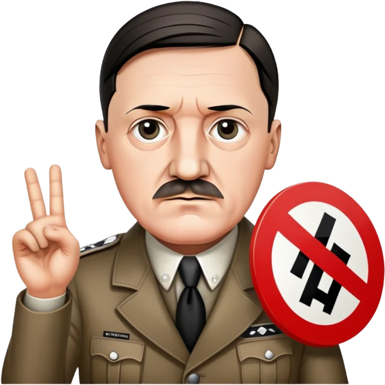 Adolf hitler sign emoji | AI Emoji Generator
