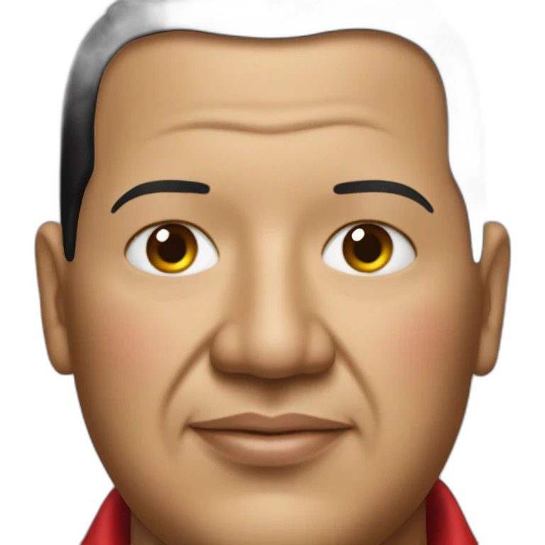 hugo chavez realistic emoji | AI Emoji Generator