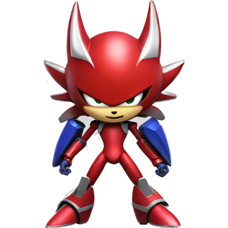 Red metal sonic emoji | AI Emoji Generator
