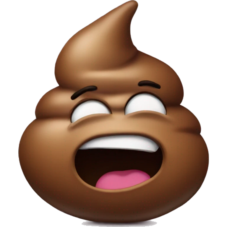 Poop with mad face emoji | AI Emoji Generator