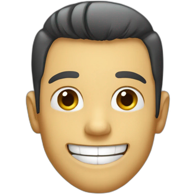 Uomo sorridente emoji | AI Emoji Generator