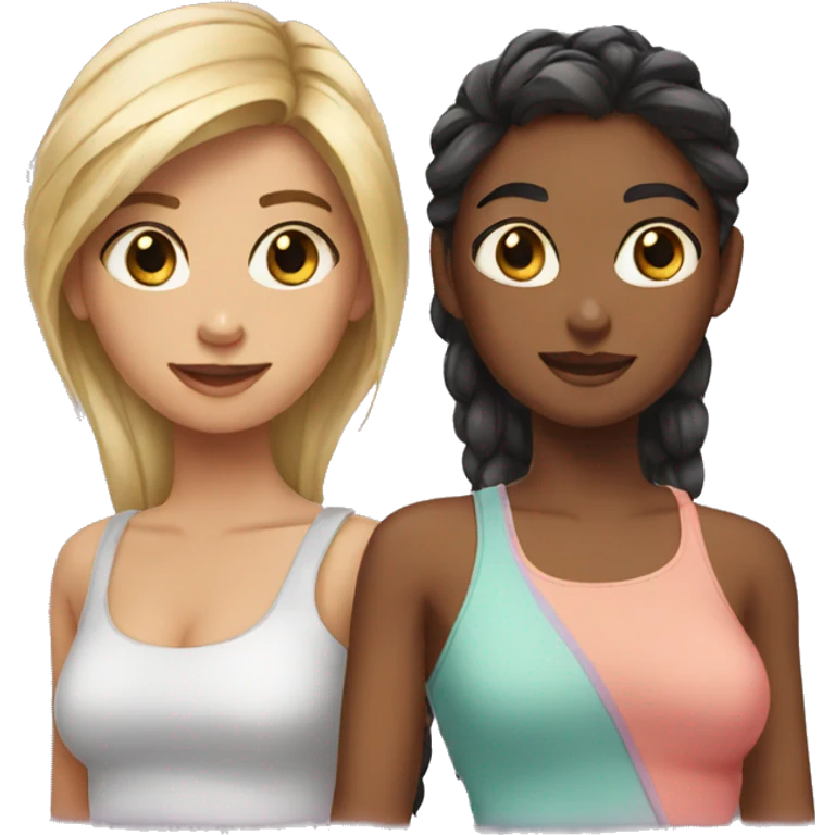 2 girls duo emoji | AI Emoji Generator