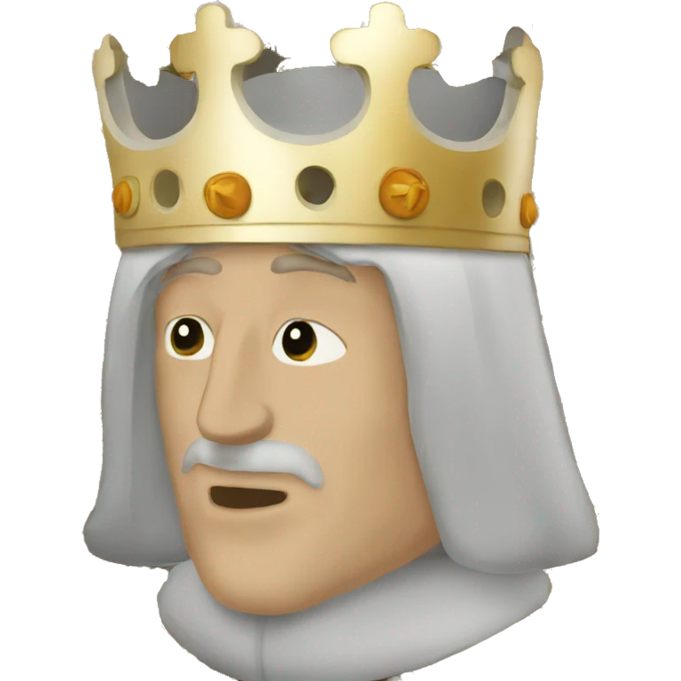 King baldwin IV with his mask emoji | AI Emoji Generator
