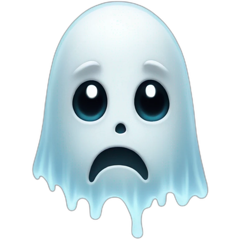 sad ghost emoji | AI Emoji Generator