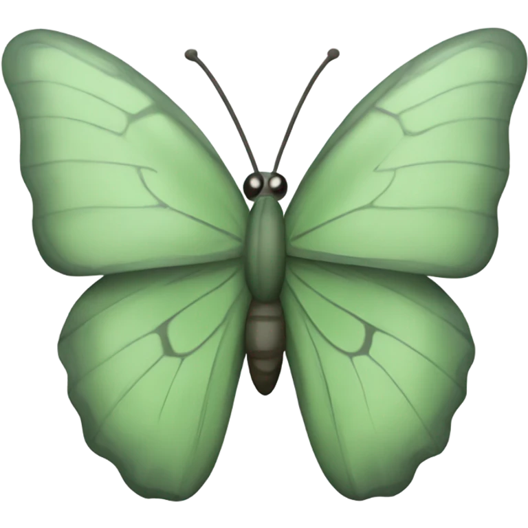 Sage green butterfly emoji | AI Emoji Generator