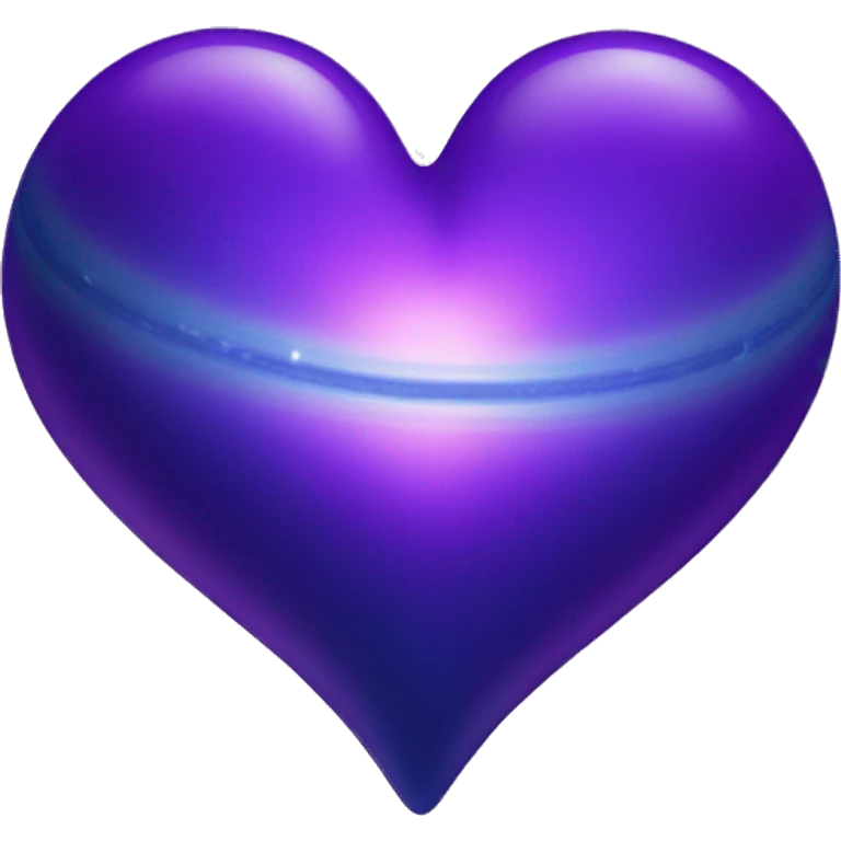 heart shaped purple blue saturn emoji | AI Emoji Generator