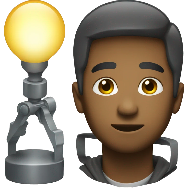 spotlight light the person emoji | AI Emoji Generator