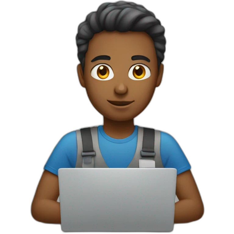 working on laptop emoji | AI Emoji Generator