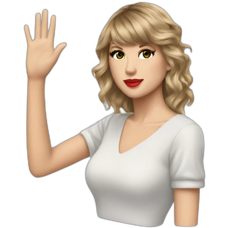 salute Taylor Swift emoji | AI Emoji Generator